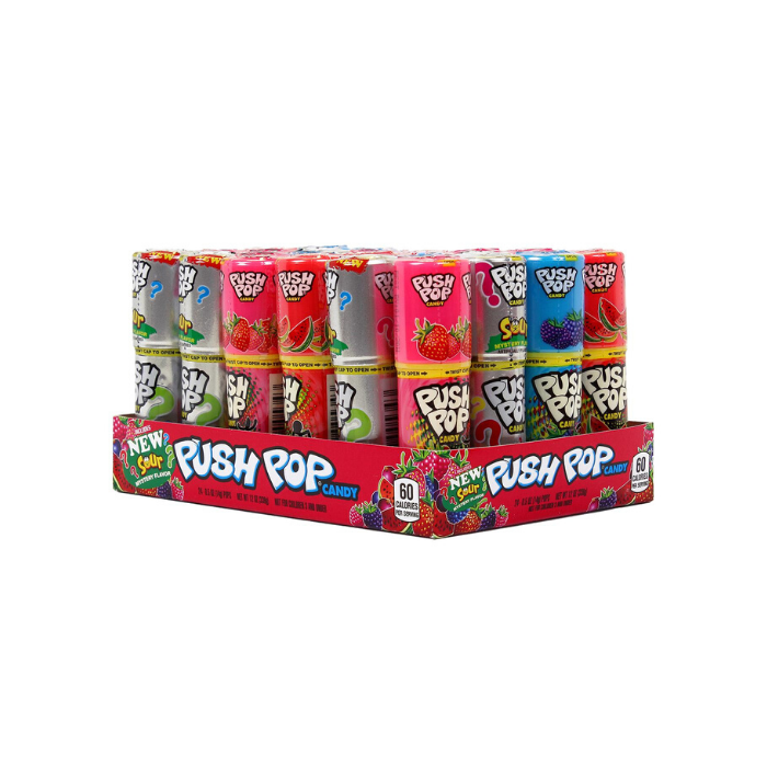 Telman/Canteen: Push Pop - Assorted Mix (24/box)